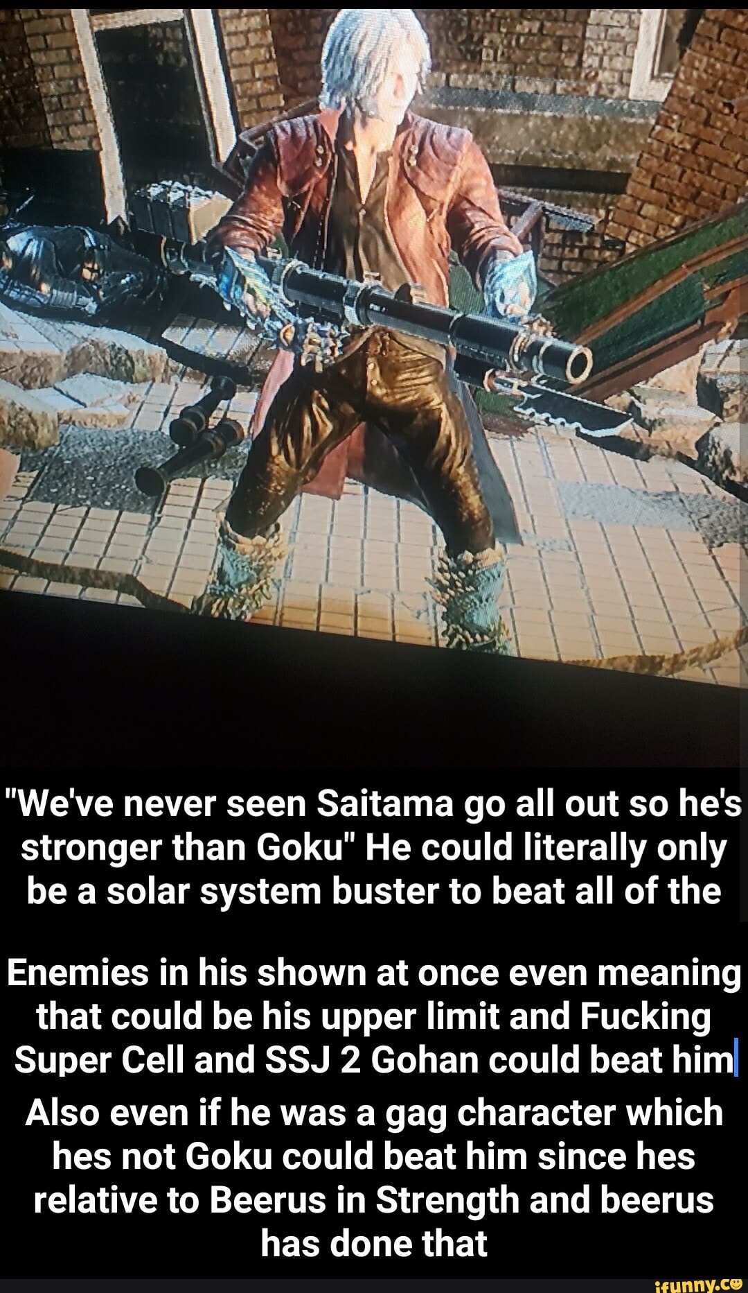 "We've never seen Saitama go all out so he's stronger than Goku" He ...