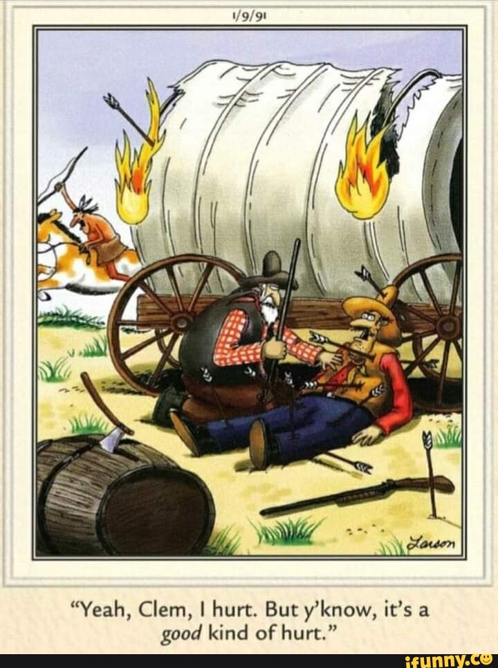 "Yeah, Clem, I hurt. But y'know, it's a good kind of hurt." - iFunny