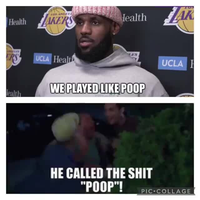 Lealth WE PLAYED LIKE POOP HE CALLED THE SHIT "POOP! - )