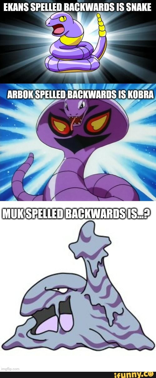 Pokemon Names Backwards Funny