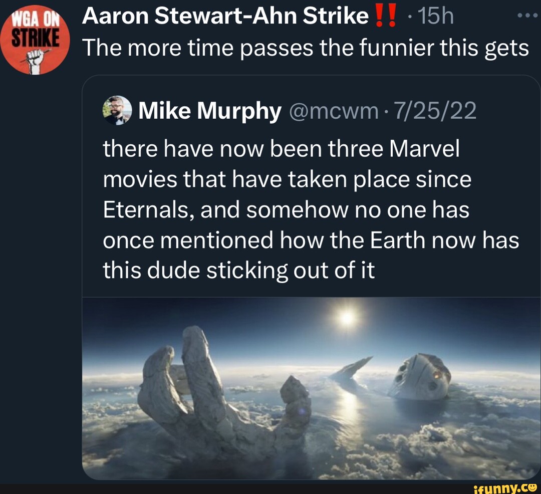 Aaron Stewart-Ahn Strike STRIKE The more time passes the funnier this ...
