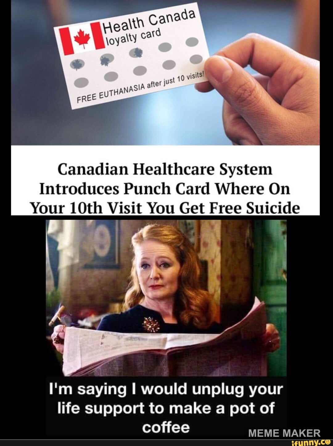 Canadian Healthcare System Introduces Punch Card Where On Your 10th ...