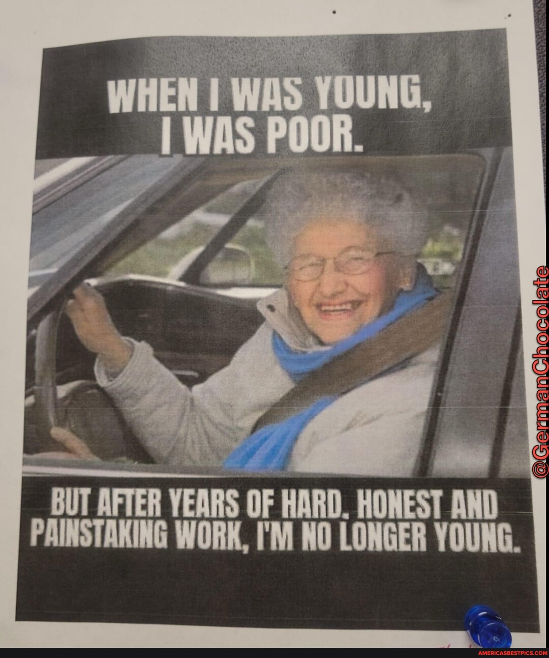 YOUNG, wis POOR, BUT AFTER YEARS OF HARD. HONEST AND PAINSTAKING WORK ...