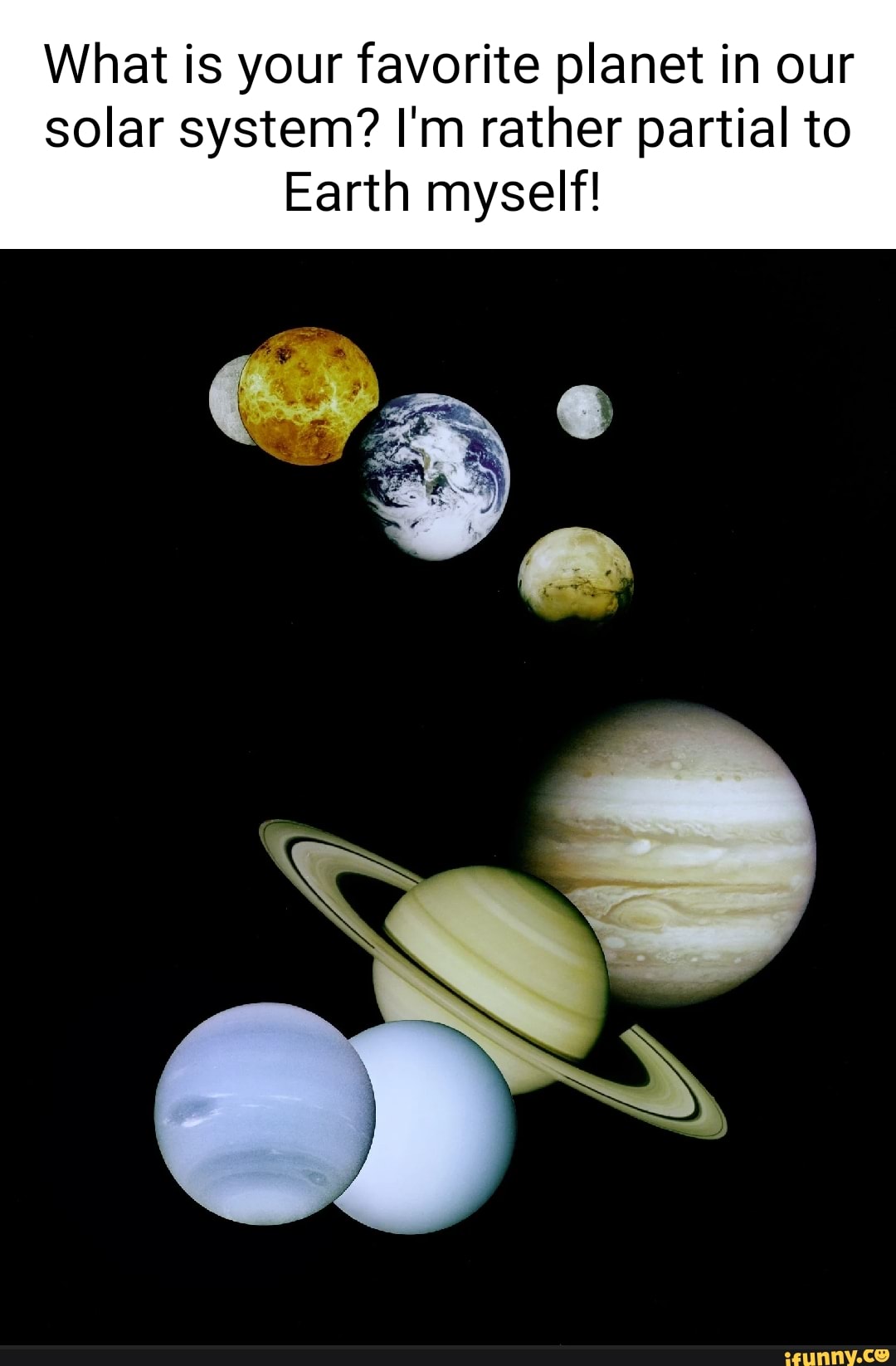 What is your favorite planet in our solar system? I'm rather partial to ...