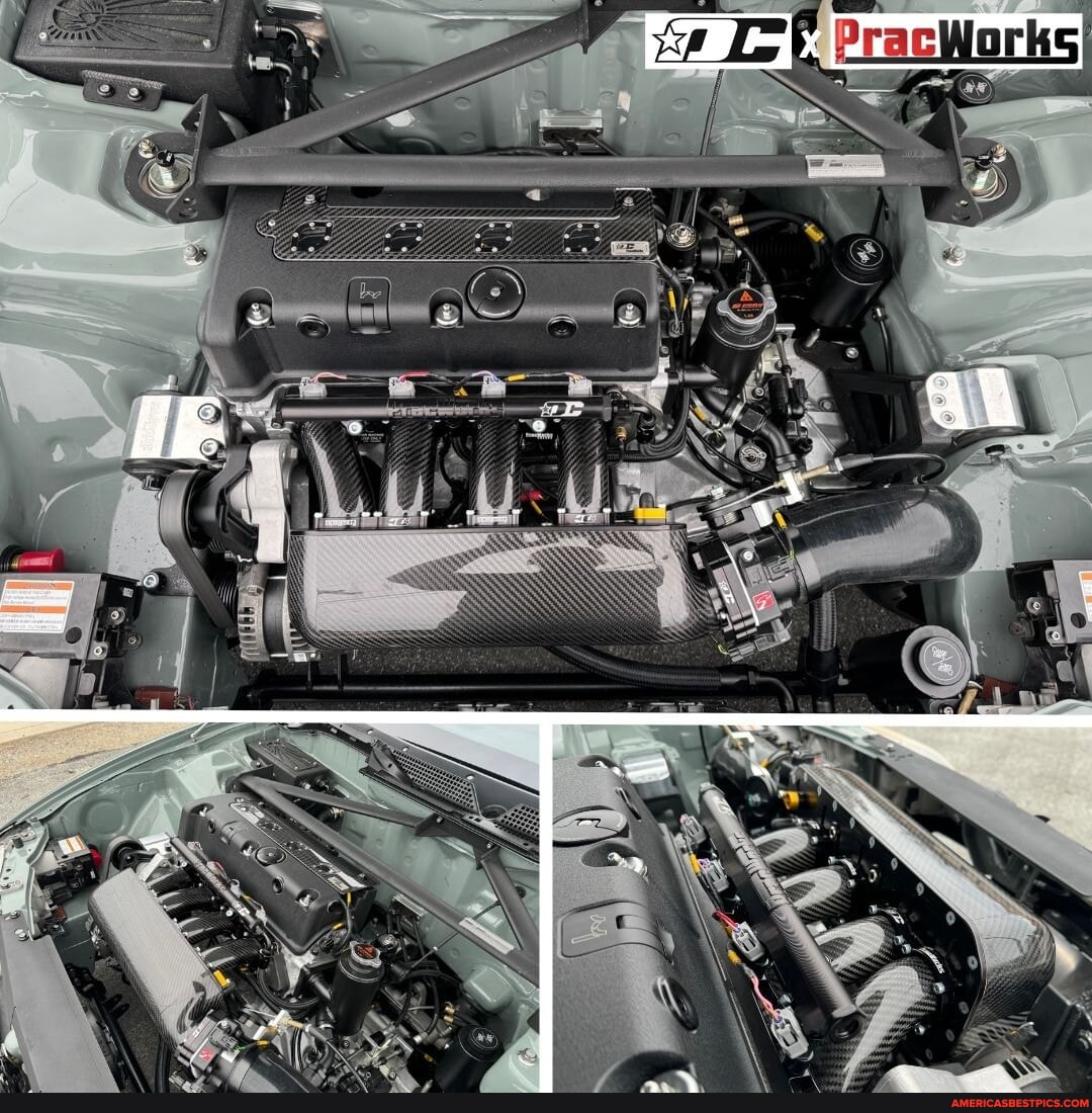 @lnr_dc2 showing off his super clean engine bay featuring the Drag ...
