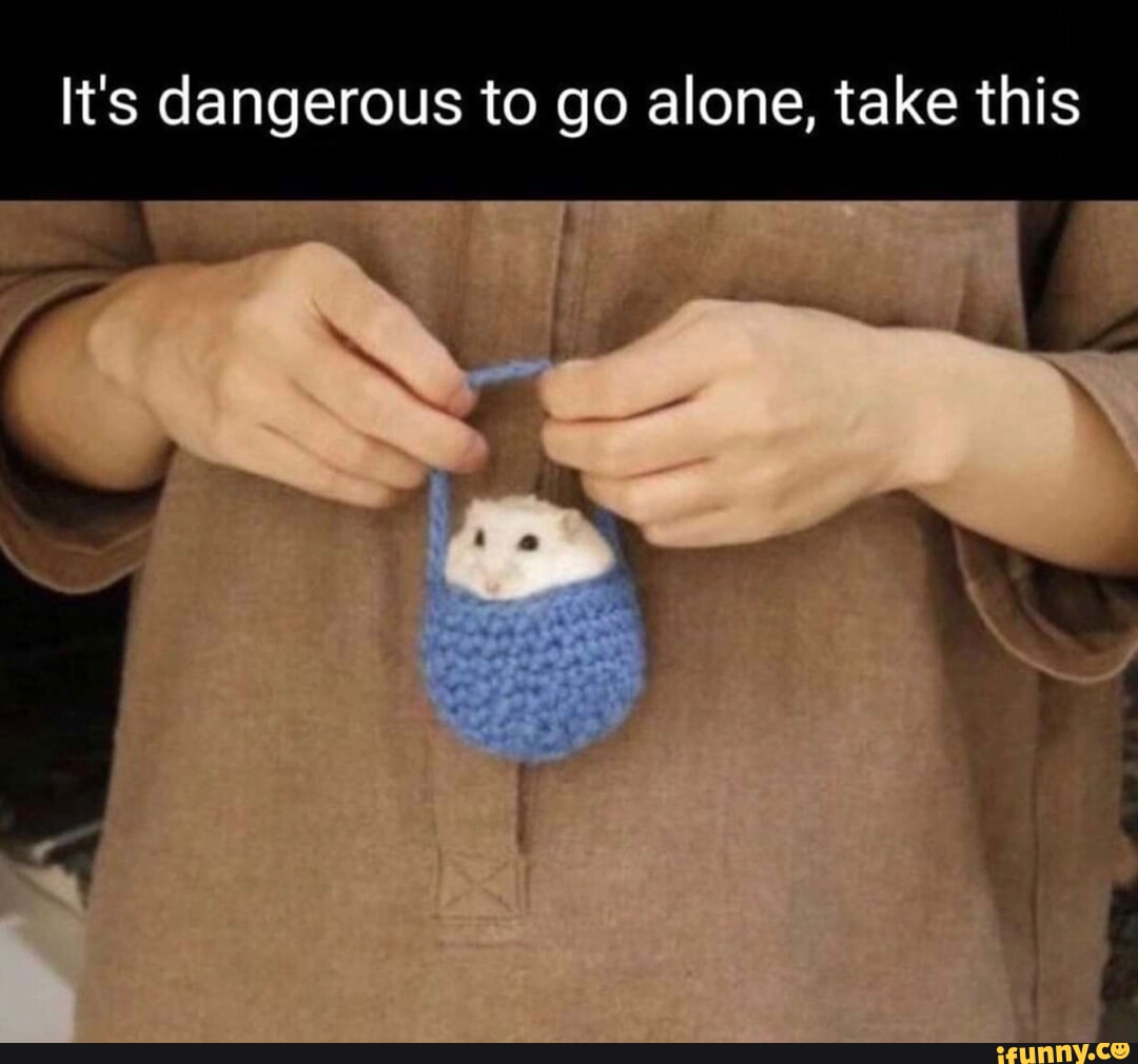 It's dangerous to go alone, take this - iFunny