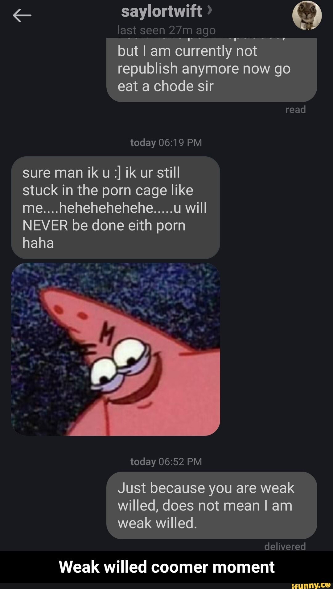 Chode memes. Best Collection of funny Chode pictures on iFunny