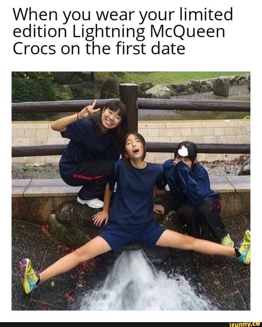 When you wear your limited edition Lightning McQueen Crocs on the first ...
