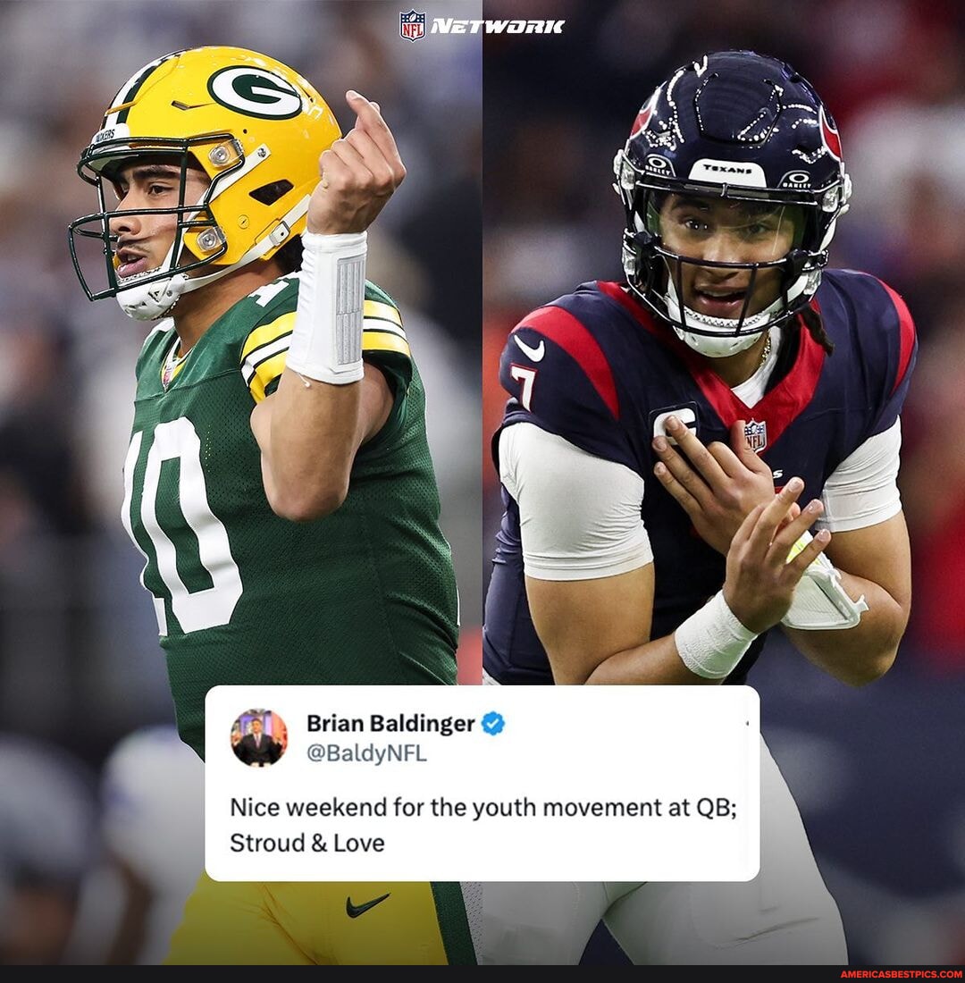 Youth movement 📈 - Brian Baldinger Nice weekend for the youth movement ...