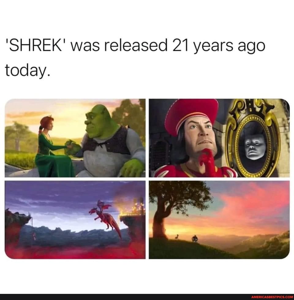 'SHREK' was released years ago today. - America’s best pics and videos