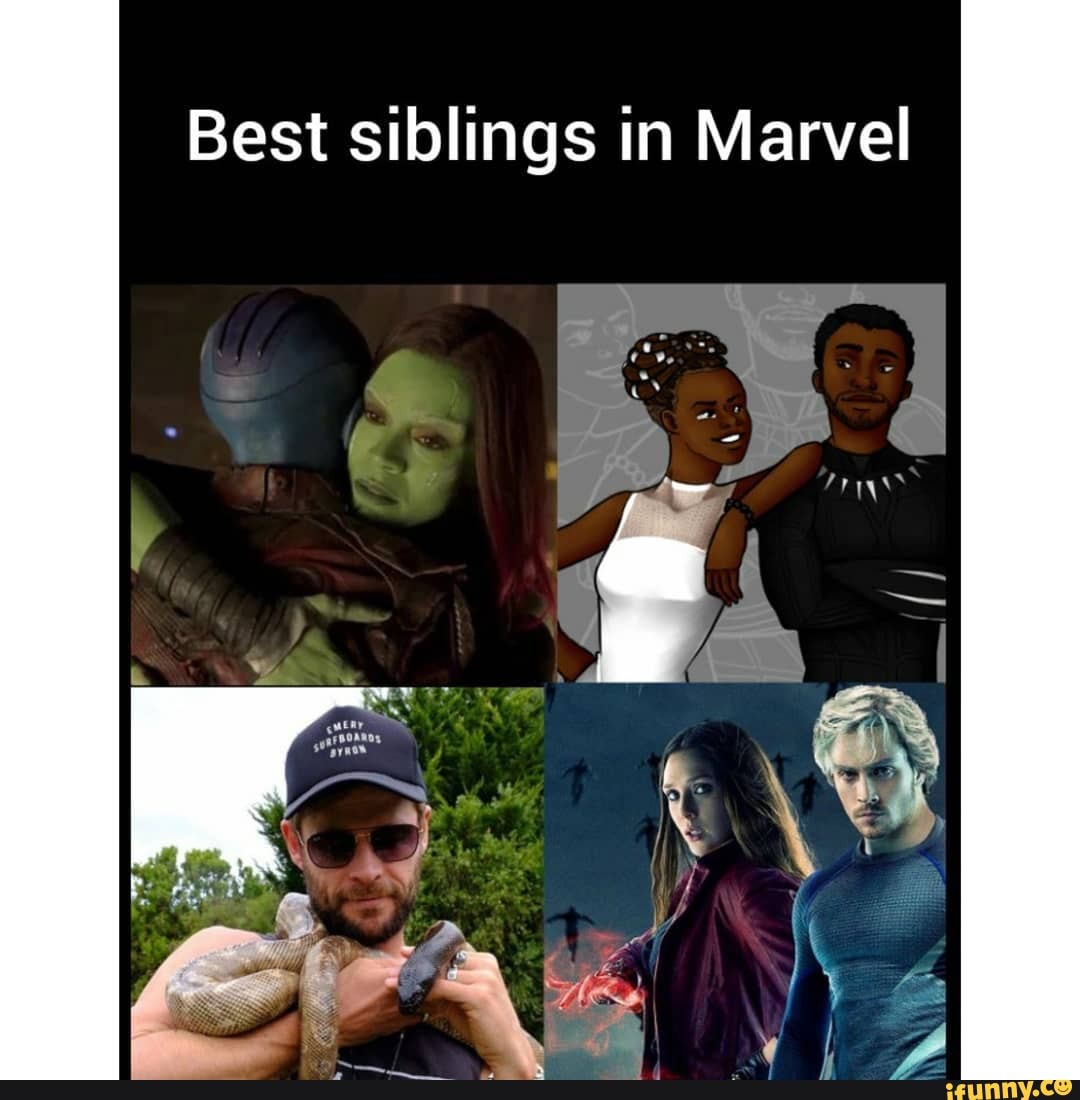 Best siblings in Marvel - iFunny
