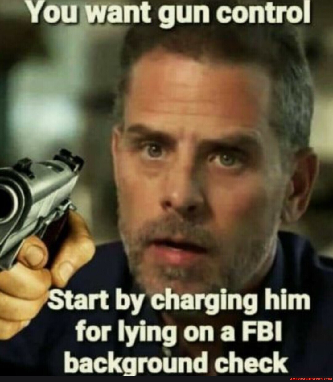 Start by charging him for lying on a FBI backaround check - America’s ...