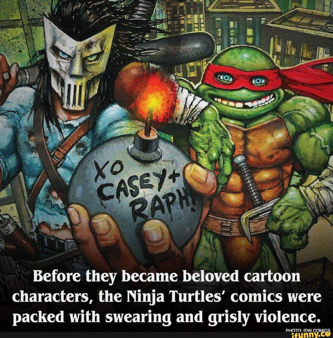 Before they became beloved cartoon characters, the Ninja Turtles ...