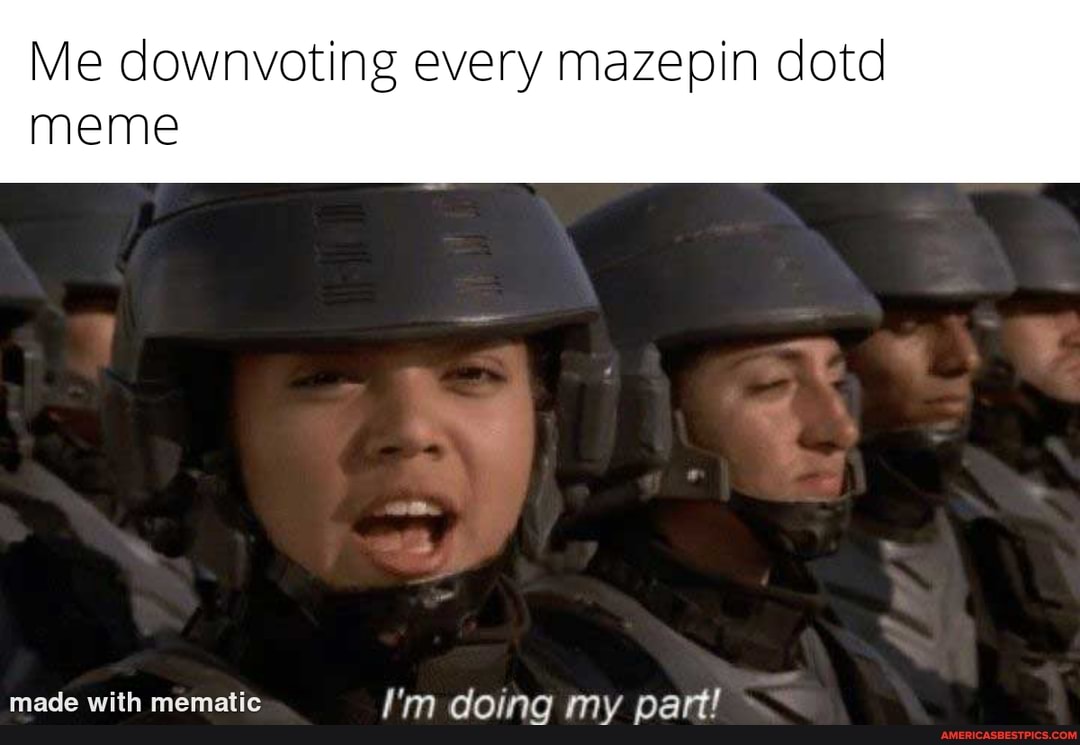 Me downvoting every mazepin dotd meme mada with mamatic - America’s ...