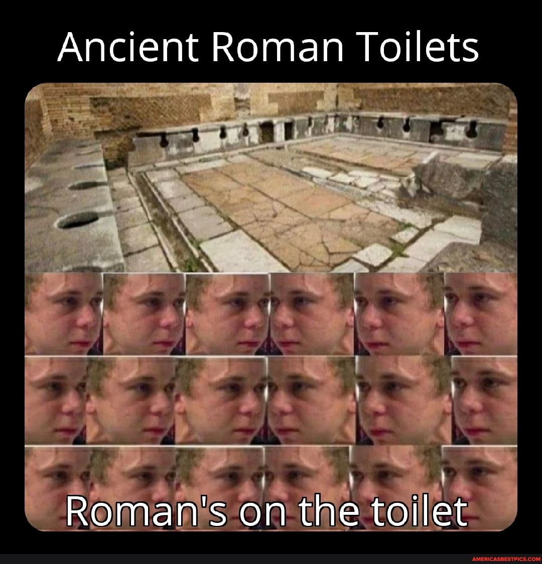 Ancient Roman Toilets ye Roman's on the toilet - America’s best pics and videos