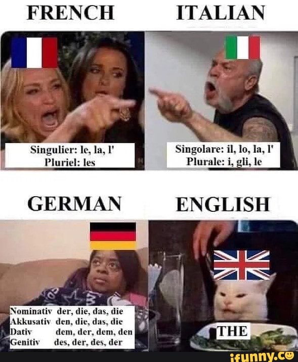 Akkusativ den, die, das, die Dativ dem, der, dem, den senitiv des, der ...