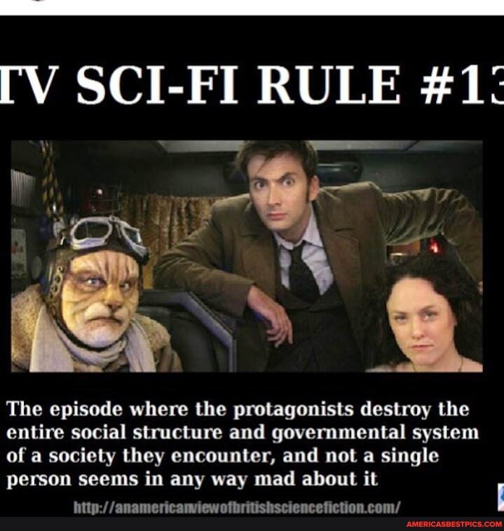 'V SCI-FI RULE #1: The episode where the protagonists destroy the ...