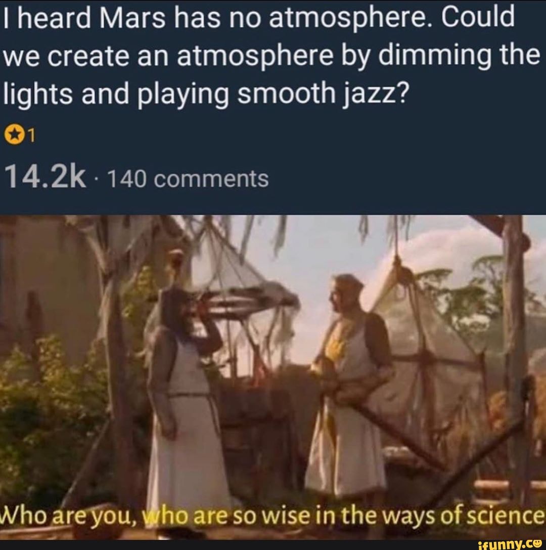 I heard Mars has no atmosphere. Could we create an atmosphere by ...