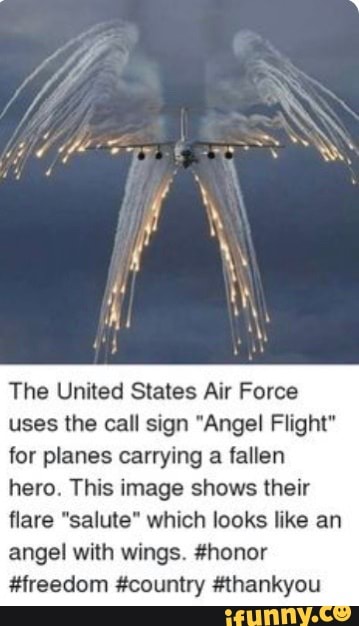 The United States Air Force uses the call sign "Angel Flight" for ...