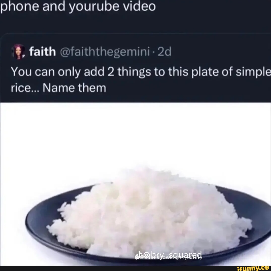 Phone and yourube video faith @faiththegemini- You can only add 2 ...