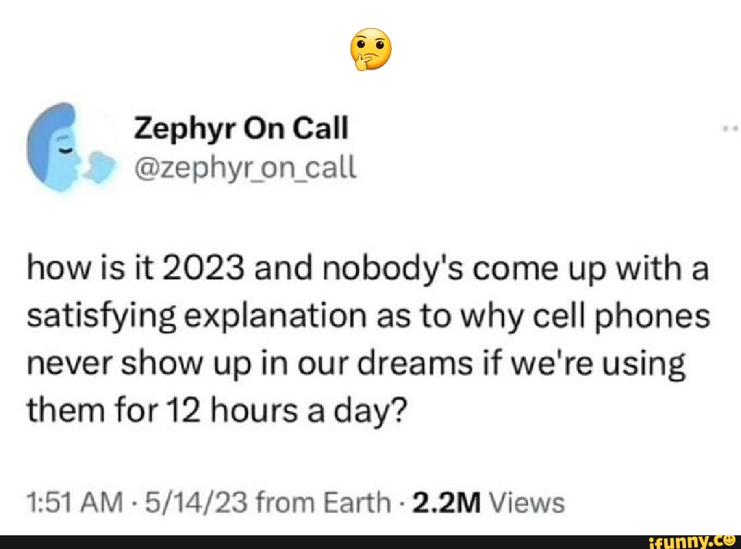 Call @zephyr oncall how is it 2023 and nobody's come up with a ...