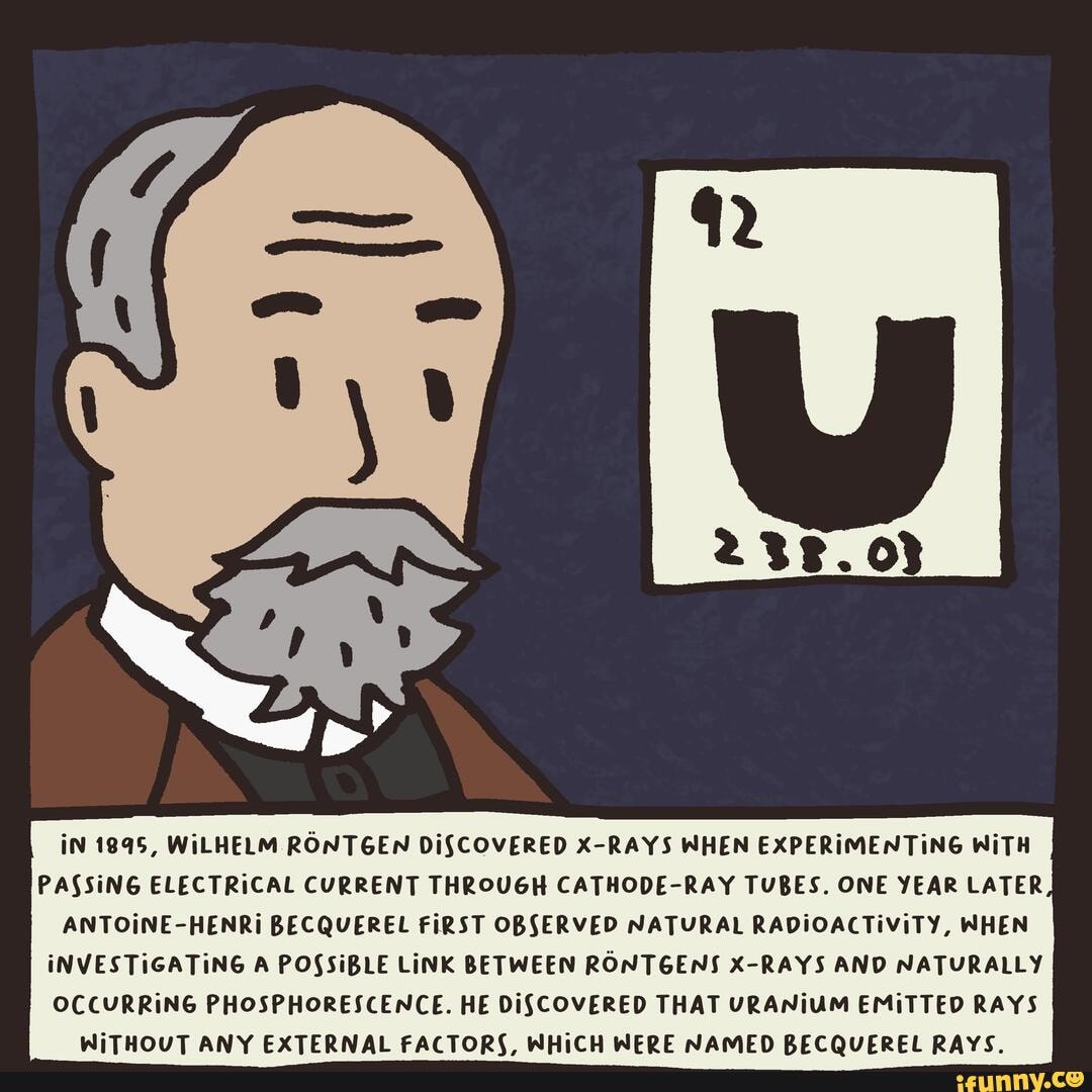 TN5.5- Radioactive - iN 1895, WiLHELM RONTGEN DiSCOVERED X-RAYS WHEN ...