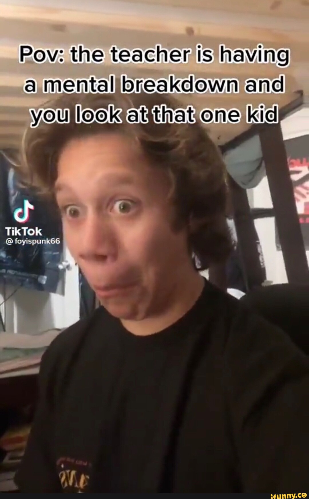 Pow the teacher is having a mental breakdown and foyispunk66 - iFunny