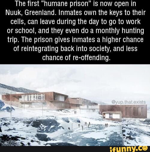 The first "humane prison" is now open in Nuuk, Greenland. Inmates own ...