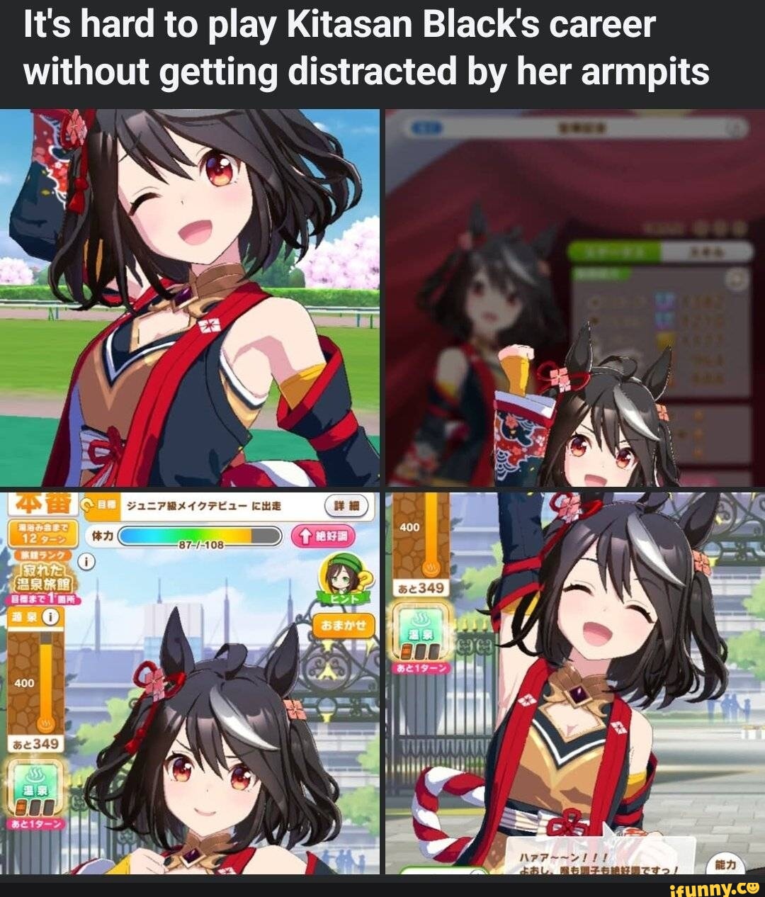 It's hare to play Kitasan Black's career without getting distracted by ...