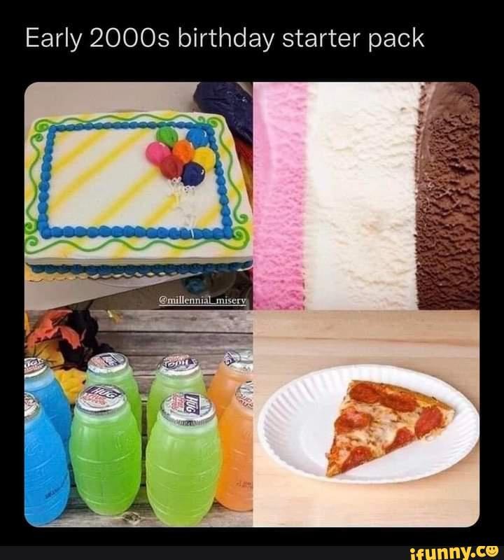 Birthday celebrations in the early 2000s - Early 2000s birthday starter ...