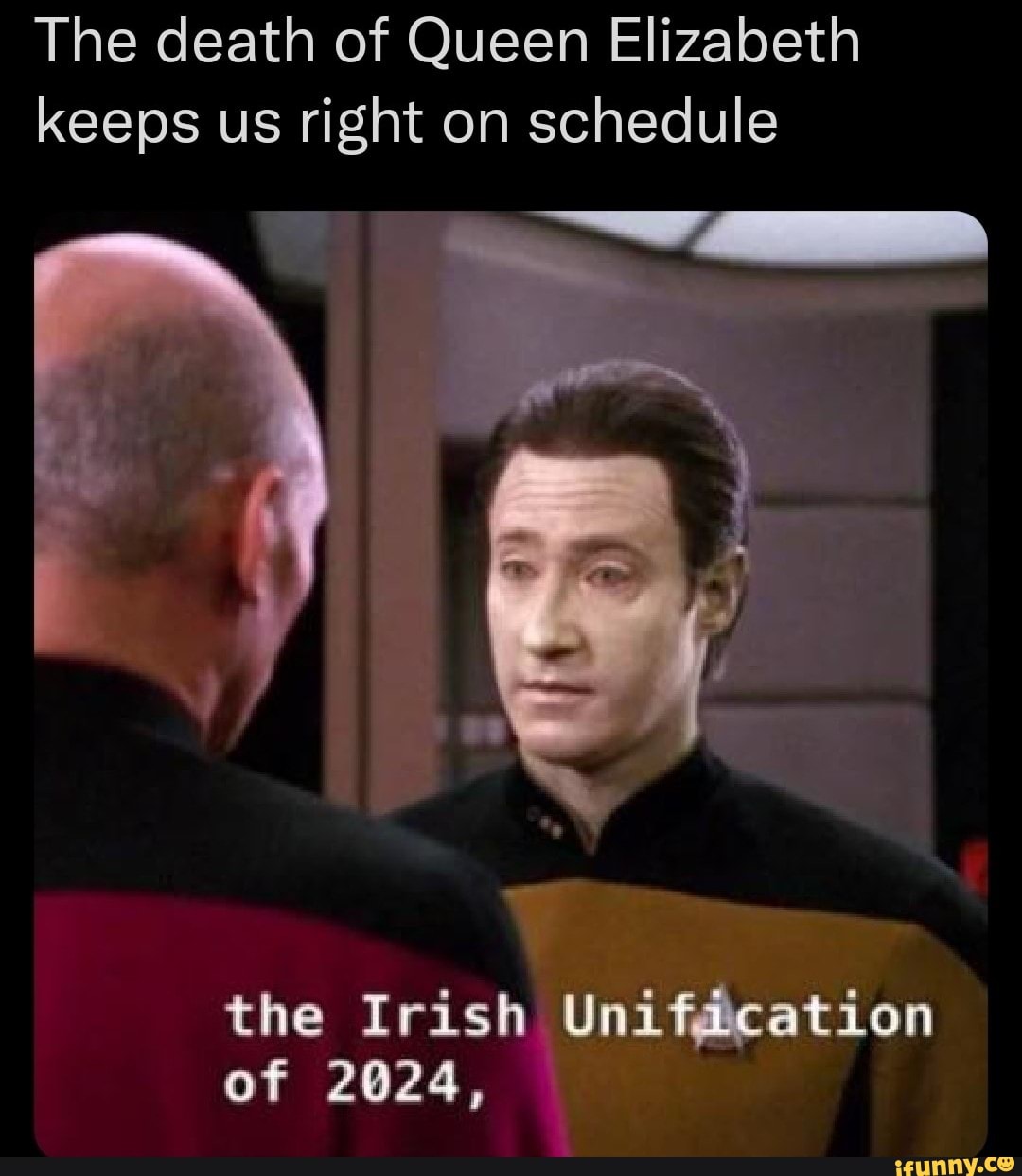 The death of Queen Elizabeth keeps us right on schedule the Irish ...