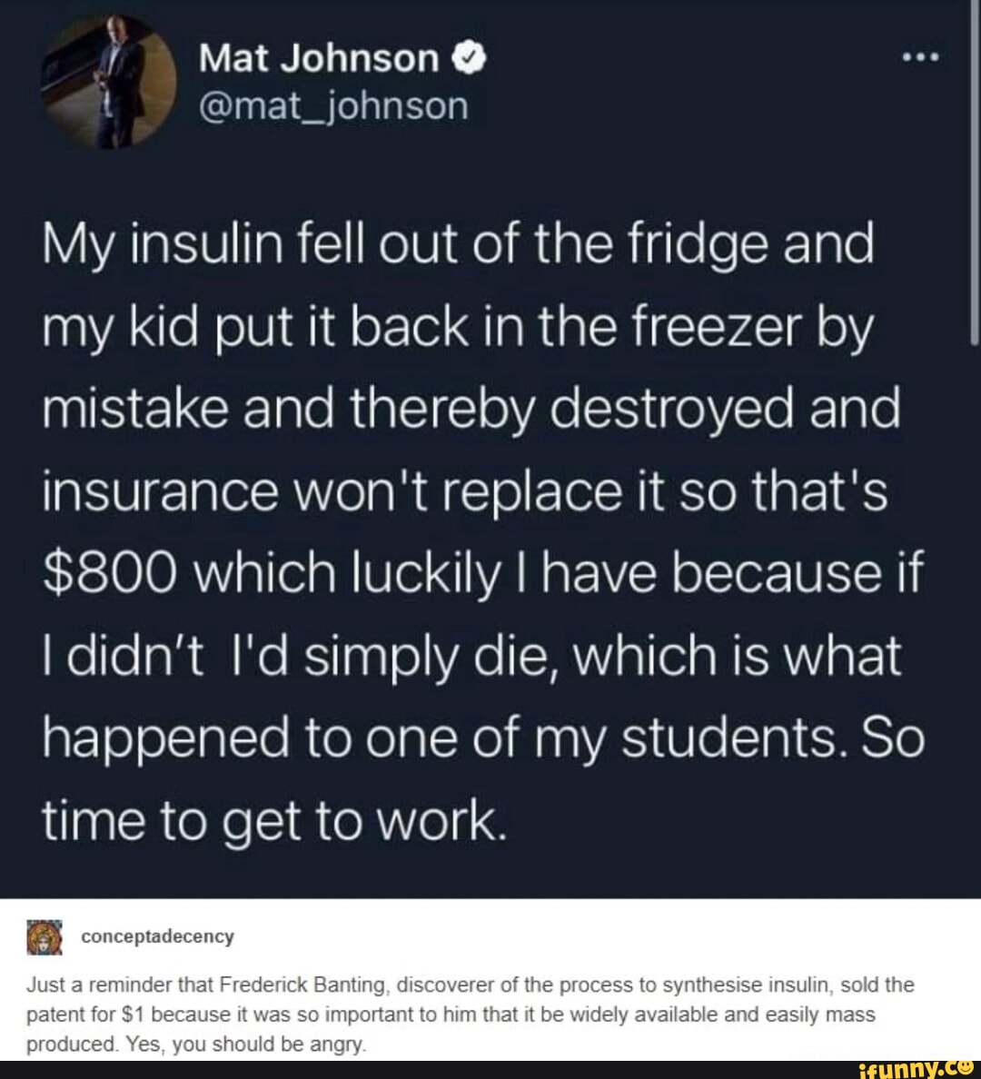 Insulin memes. Best Collection of funny Insulin pictures on iFunny