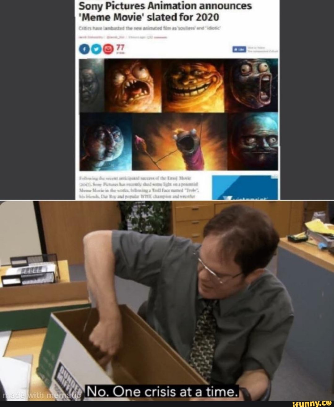 Sony Pictures Animation announces 'Meme Movie' slated for 2020 No. One ...