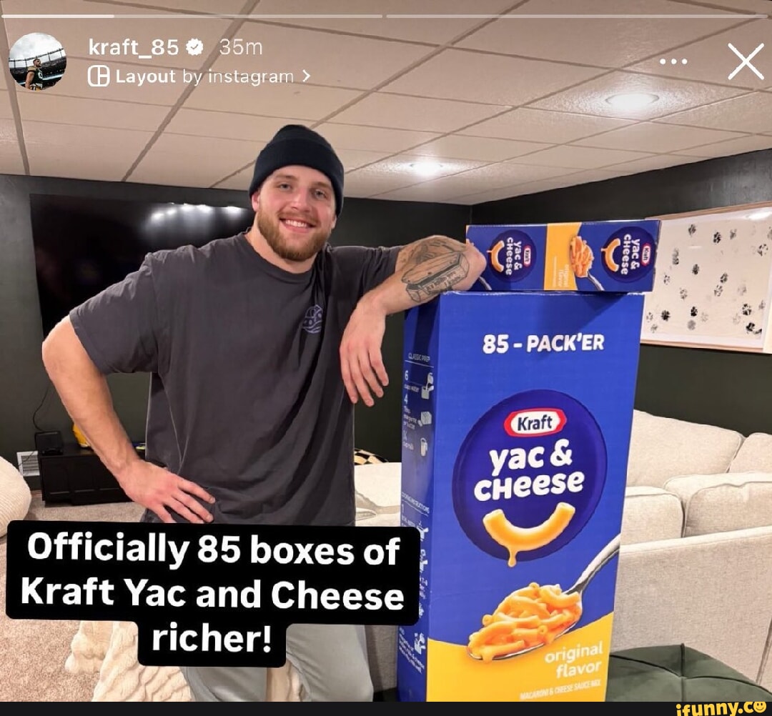 Kraft_s5 @ Layout by Inslagran > I Officially 85 boxes of Kraft Yac and Cheese richer! BS- -'ER ...