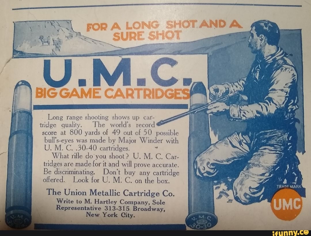LONG SHOTAND Long range shooting shows up car- tridge quality. The ...