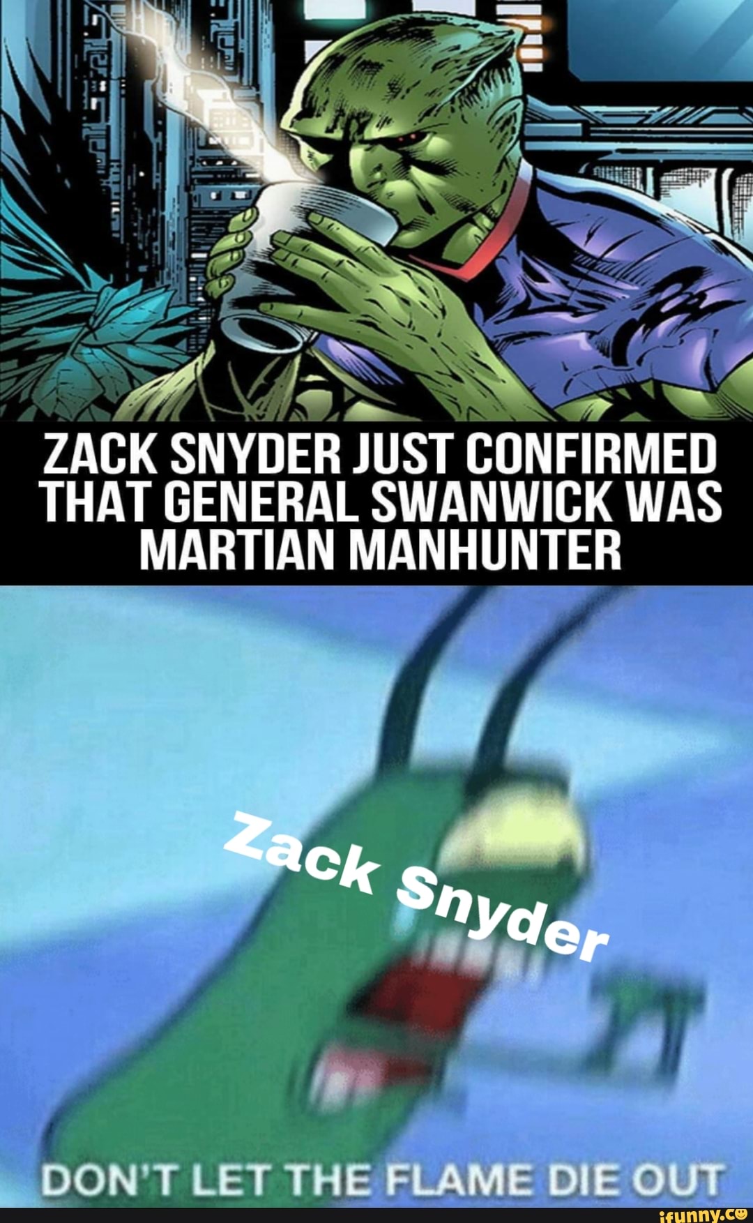 ZACK SNYDER JUST CONFIRMED THAT GENERAL SWANWICK WAS MARTIAN MANHUNTER ...