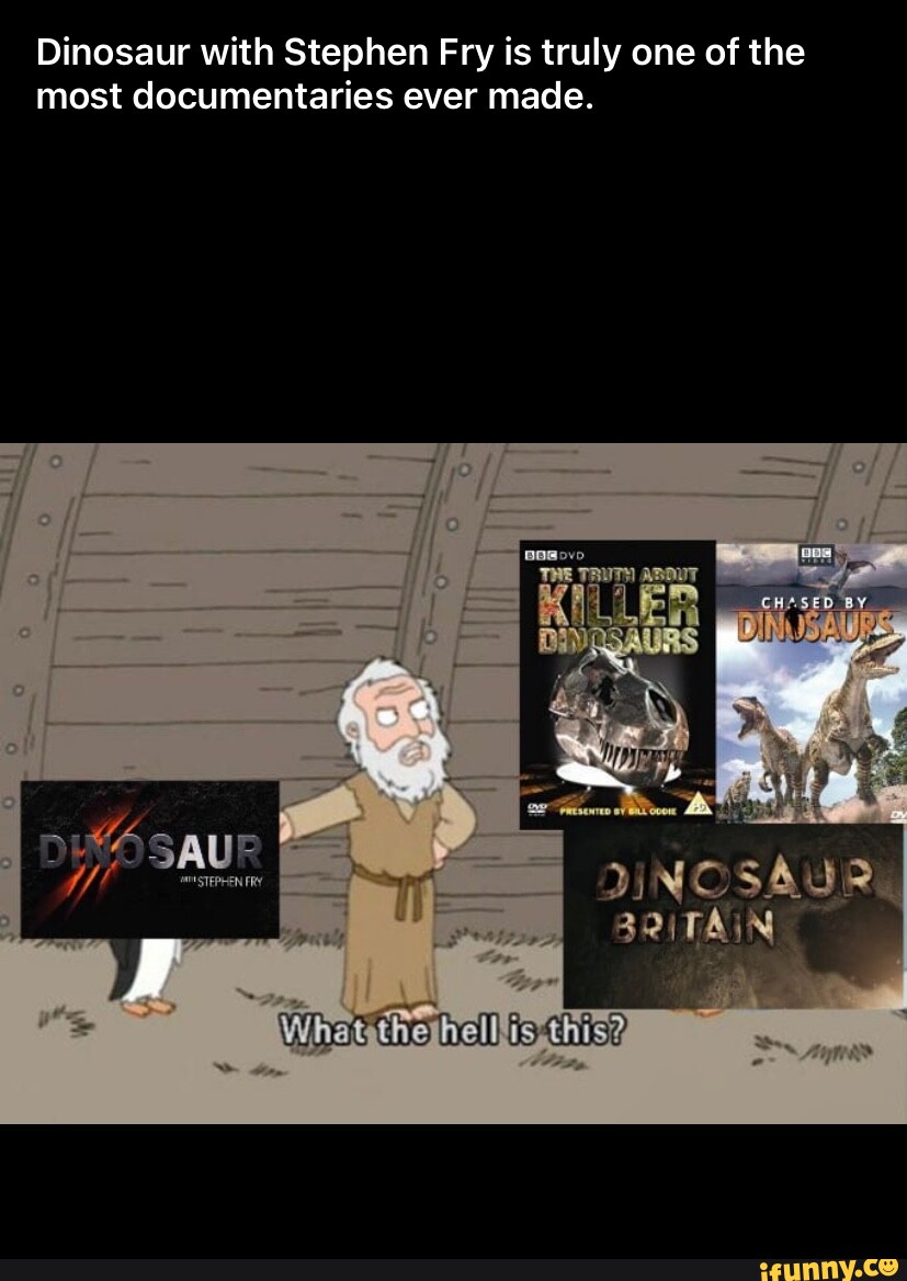 Dinosaur with Stephen Fry is truly one of the most documentaries ever ...