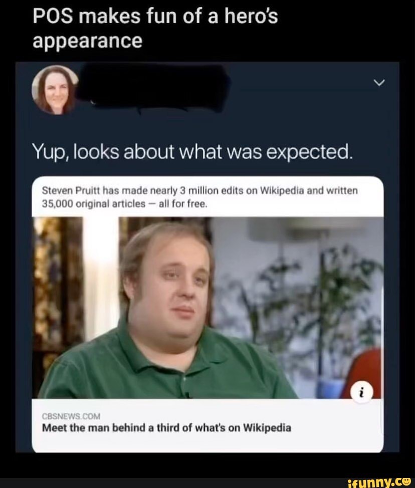 POS makes fun of a hero's appearance Yup, looks about what was expected ...