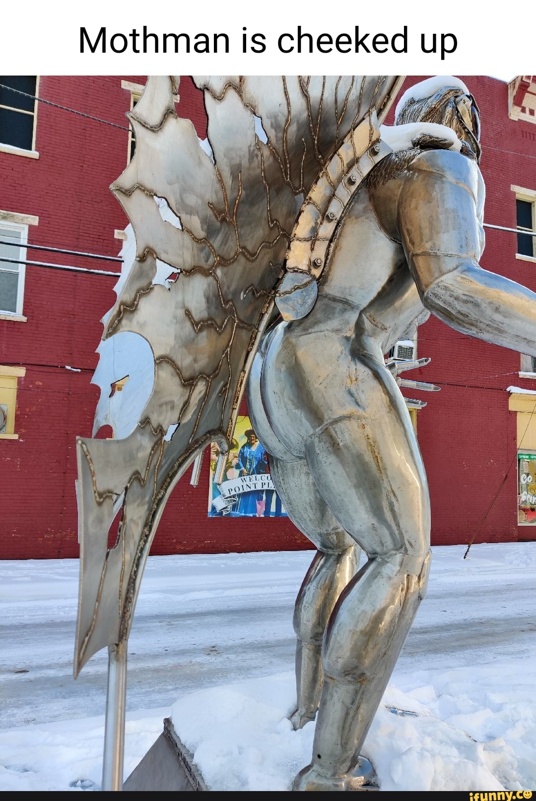 Mothman is cheeked up - iFunny