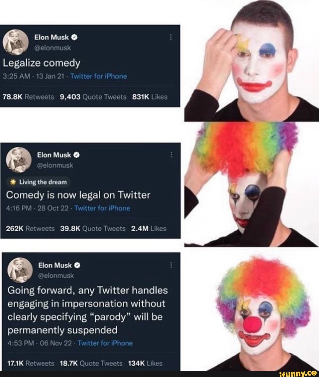 Musk Legalize comedy AM for iPhone 78.8K tier 9,403 Quot Elon Musk ...