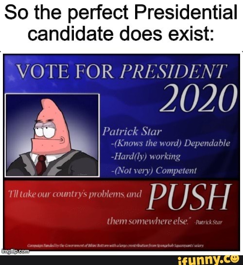 Patrick Star Pushing Memes