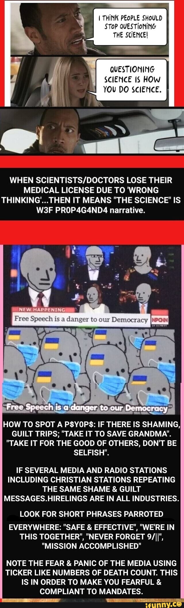 THINK PEOPLE SHOULD STOP QUESTIONING THE SCIENCE! QUESTIONING SCIENCE ...