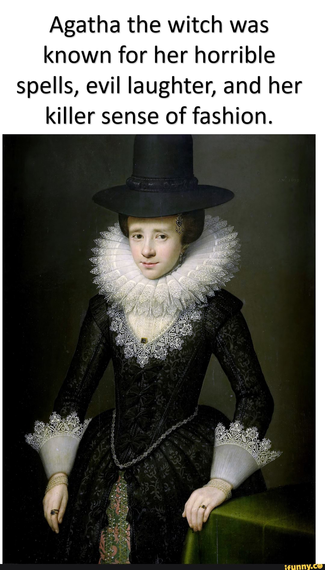 Agatha the witch was known for her horrible spells, evil laughter, and ...