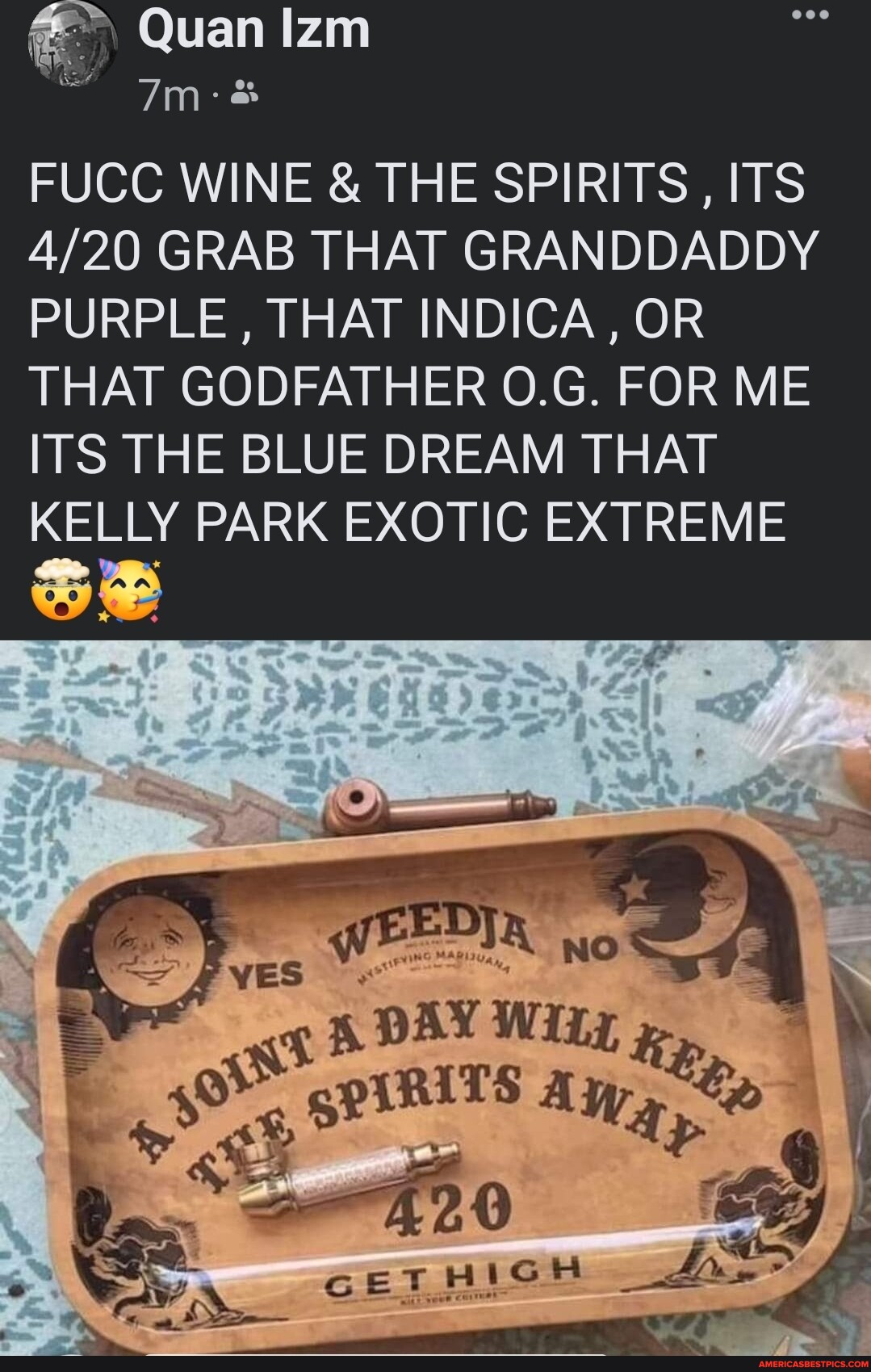 FUCC WINE & THE SPIRITS, ITS GRAB THAT GRANDDADDY PURPLE , THAT INDICA ...