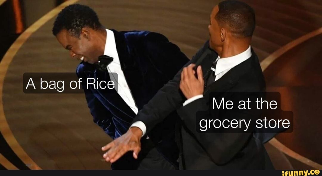 A bag of Rice Me at the grocery store - iFunny