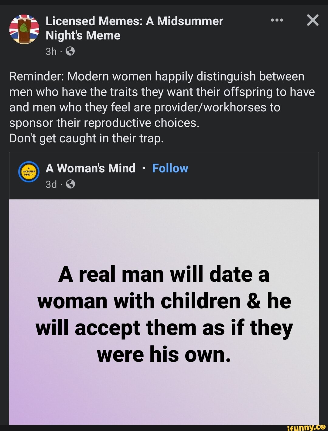 Licensed Memes: Midsummer Night's Meme Reminder: Modern women happily ...