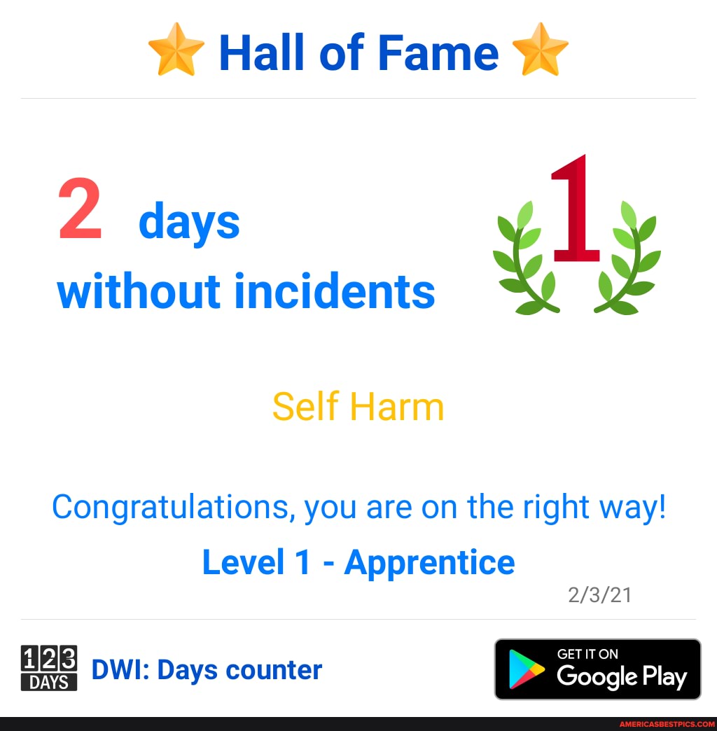 Hall of Fame cays without incidents Self Congratulations, you are on ...