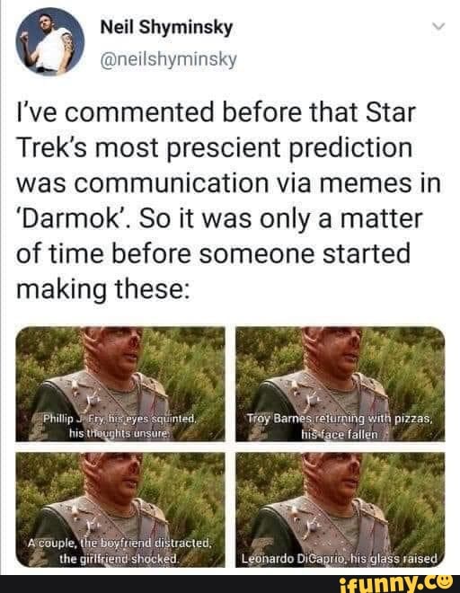 Neil Shyminsky Tee I've commented before that Star Trek's most ...