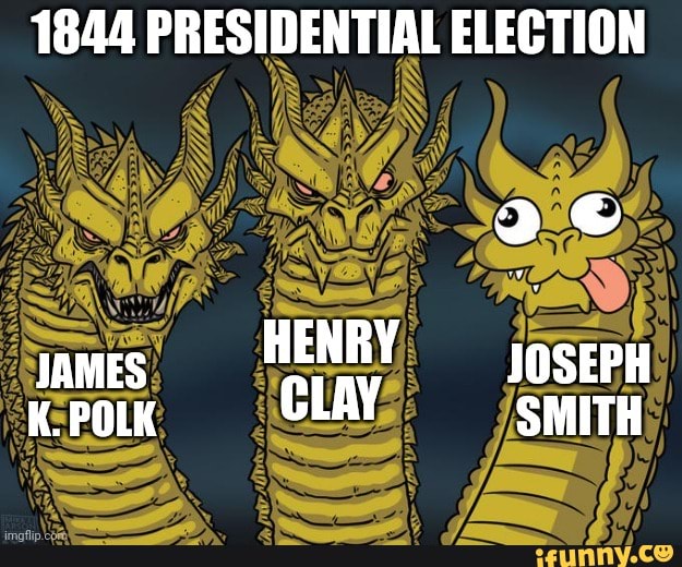 1844 PRESIDENTIAL ELECTION HENRY JAMES JOSEPH CLAY SMITH - iFunny