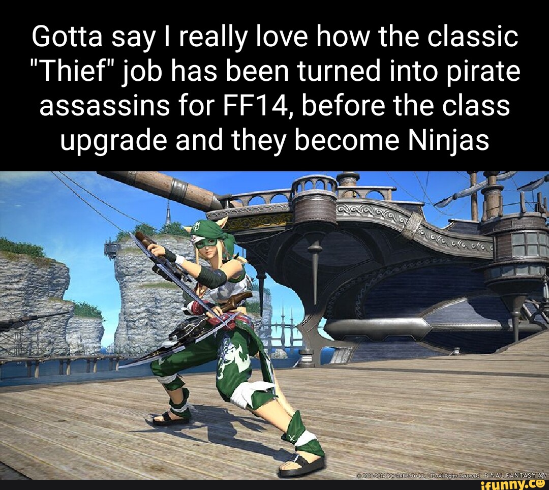 Gotta say I really love how the classic "Thief" job has been turned ...